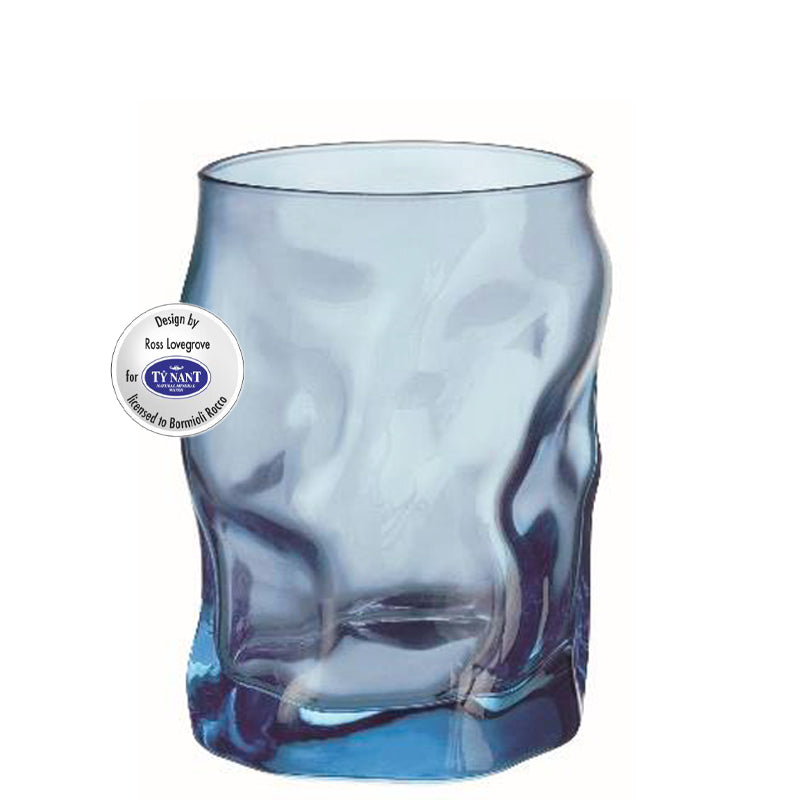Sorgente Blue Water Glass 30 cl Set 6 Pcs – Bormioli Rocco
