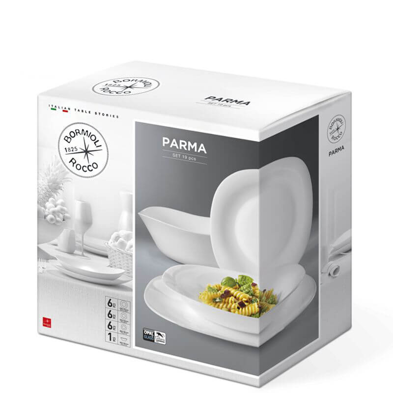Parma Set of 19 Table Plates – Bormioli Rocco